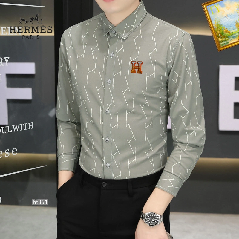 Brand-authenticated Hermes Shirts