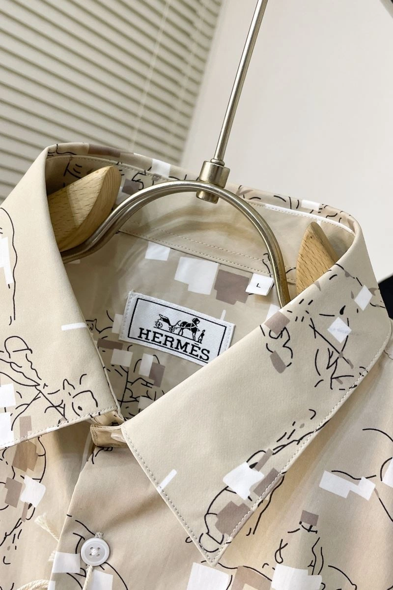 Brand-authenticated Hermes Shirts