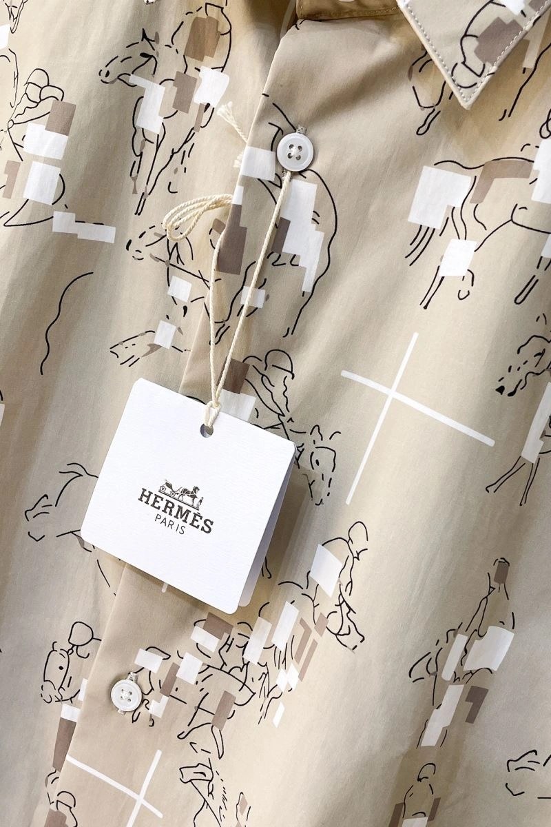 Brand-authenticated Hermes Shirts