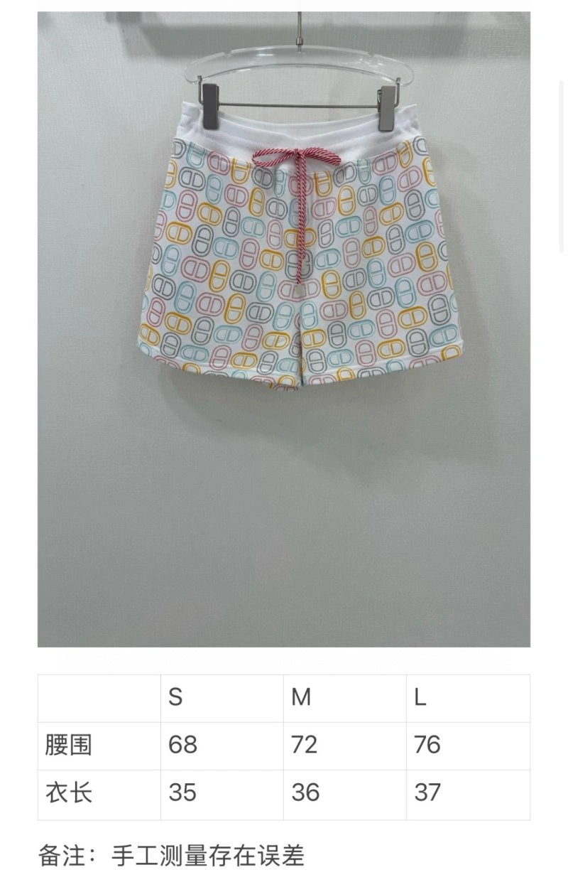 Exact replica Hermes Short Pants