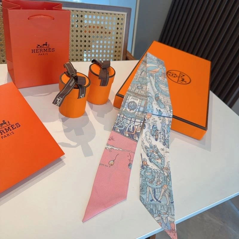 Brand-authenticated Hermes Silk