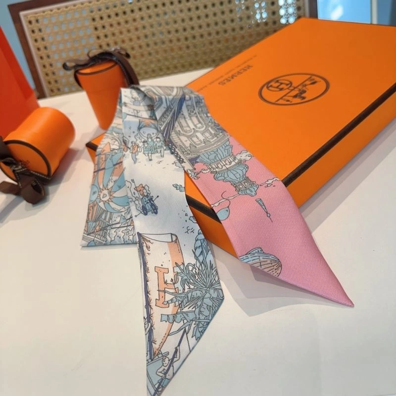 Brand-authenticated Hermes Silk
