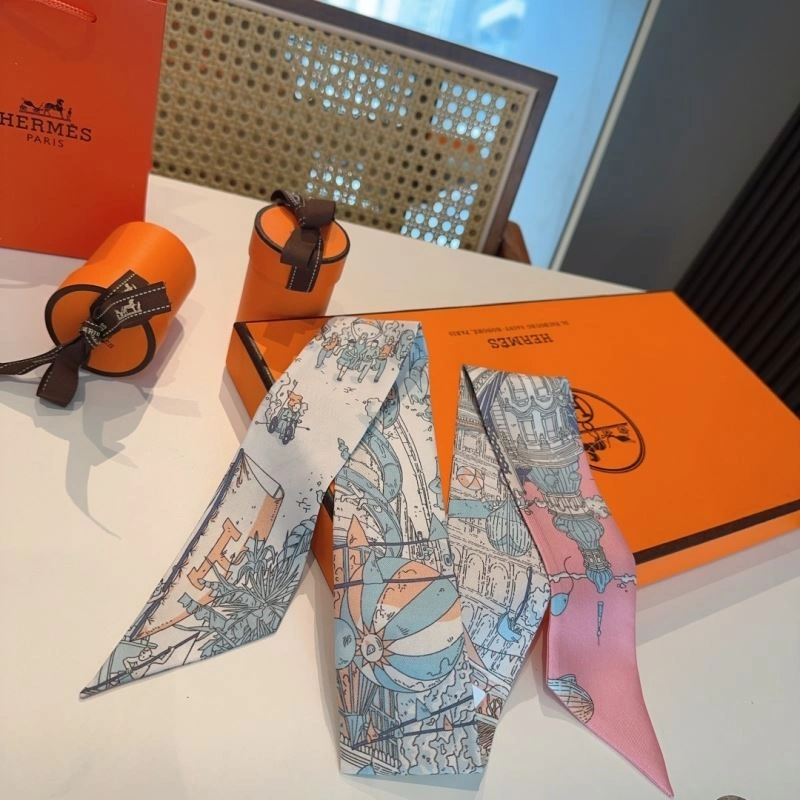 Brand-authenticated Hermes Silk