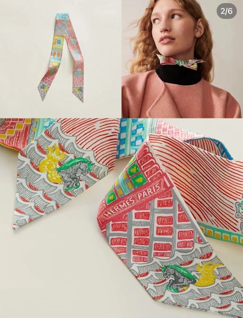 Precise copy Hermes Silk