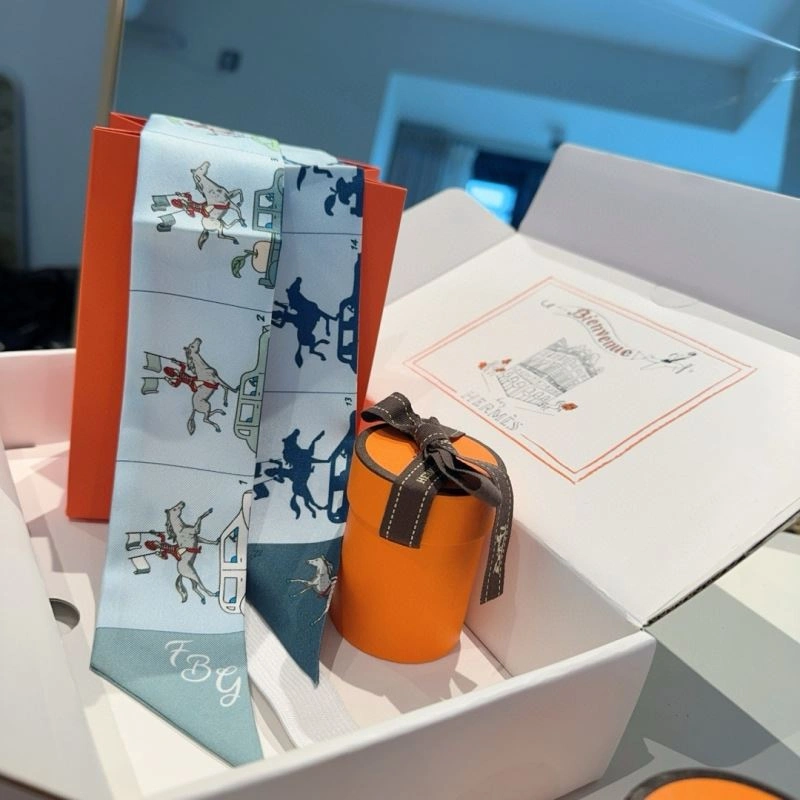Brand-authenticated Hermes Silk
