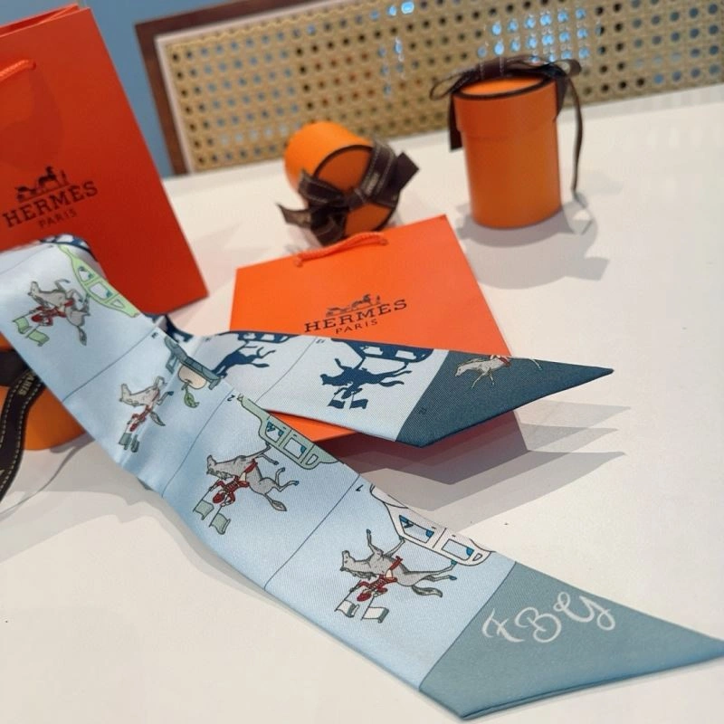 Brand-authenticated Hermes Silk