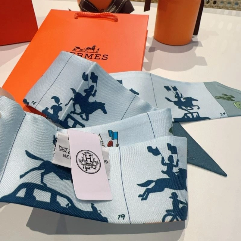 Brand-authenticated Hermes Silk