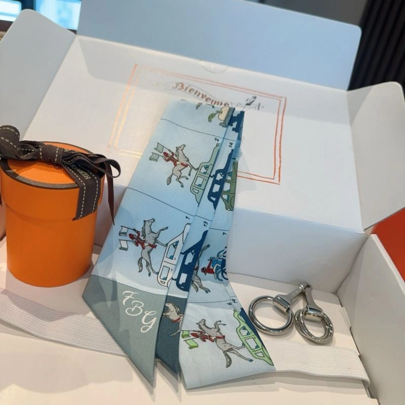 Brand-authenticated Hermes Silk