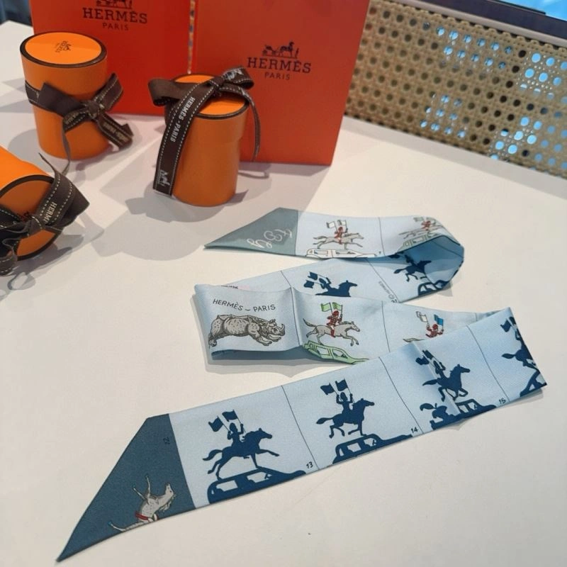 Brand-authenticated Hermes Silk