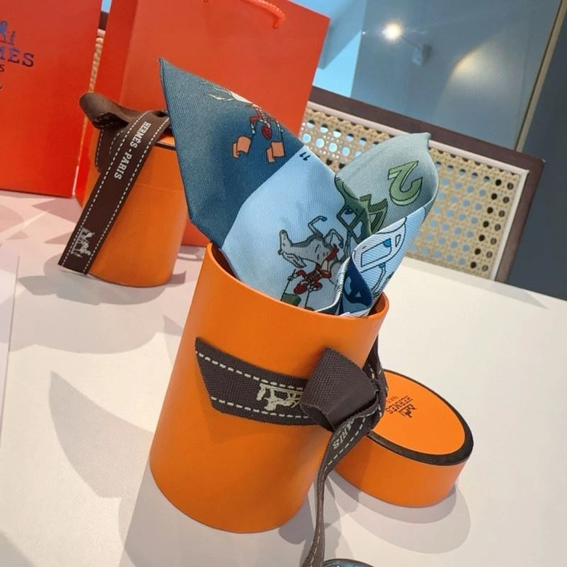 Brand-authenticated Hermes Silk