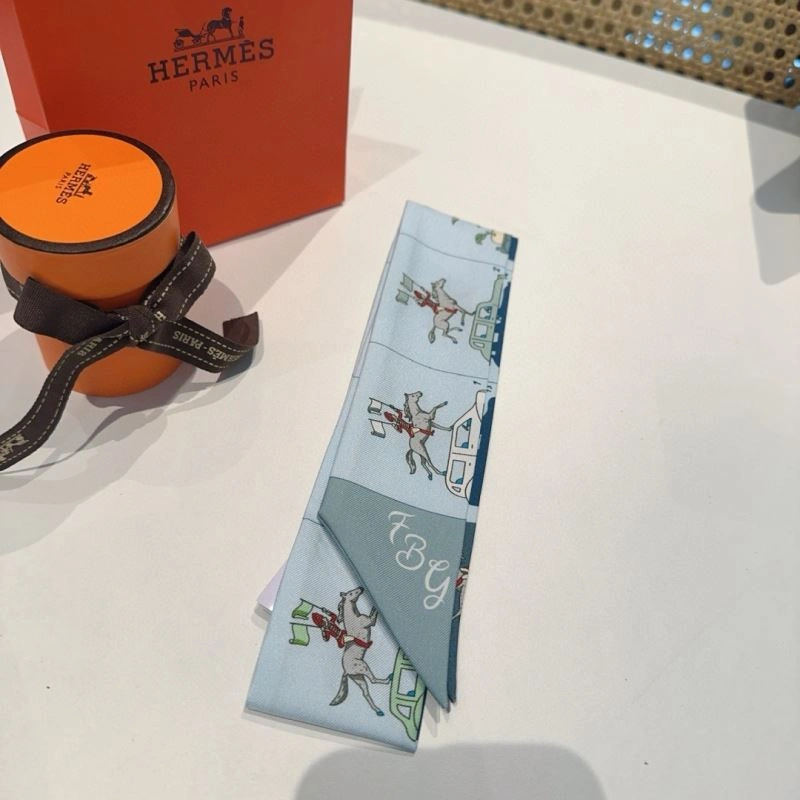 Brand-authenticated Hermes Silk