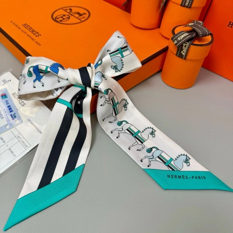 Brand-authenticated Hermes Silk