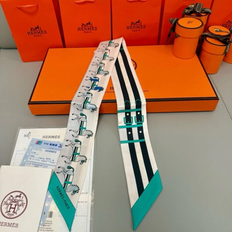 Brand-authenticated Hermes Silk