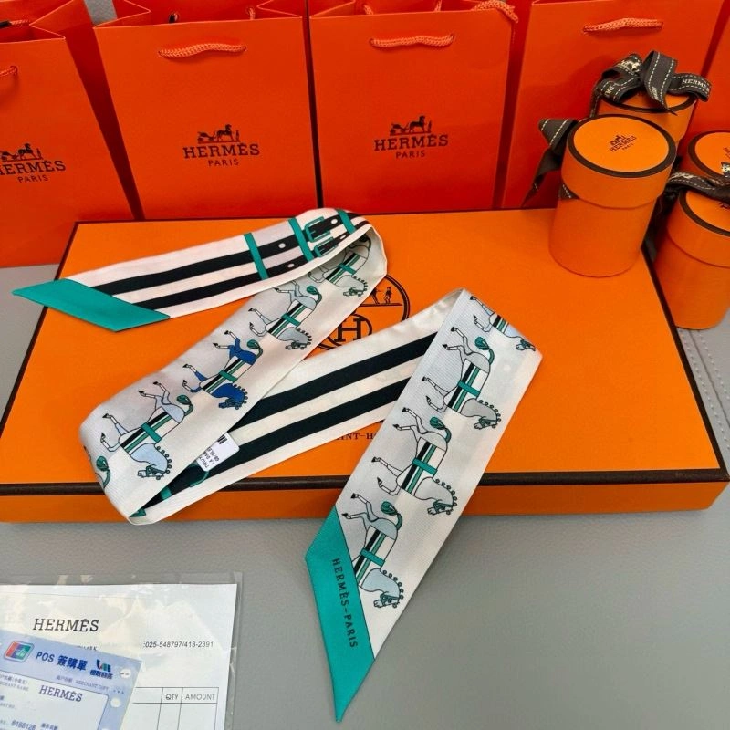 Brand-authenticated Hermes Silk