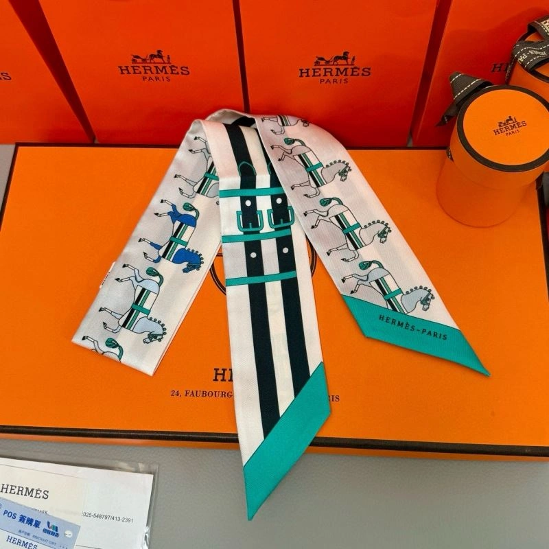 Brand-authenticated Hermes Silk