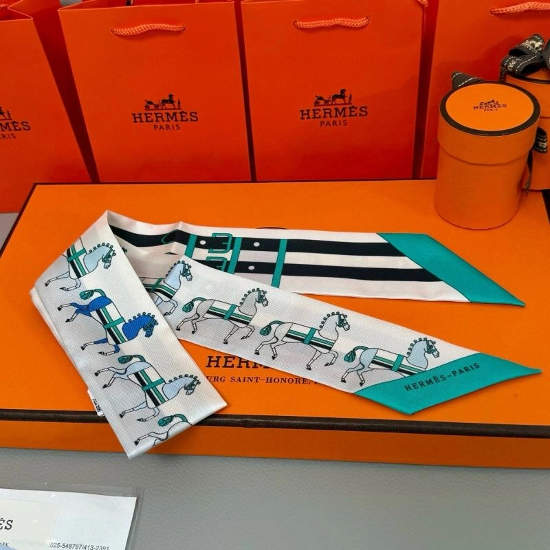 Brand-authenticated Hermes Silk