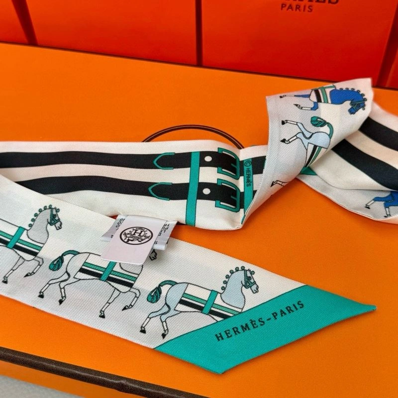 Brand-authenticated Hermes Silk