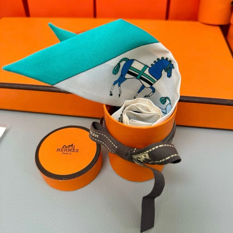 Brand-authenticated Hermes Silk