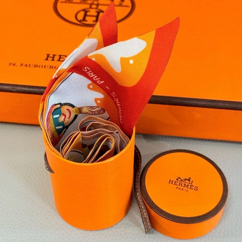 Brand-authenticated Hermes Silk