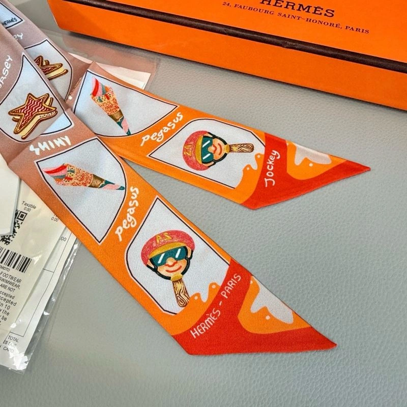 Brand-authenticated Hermes Silk