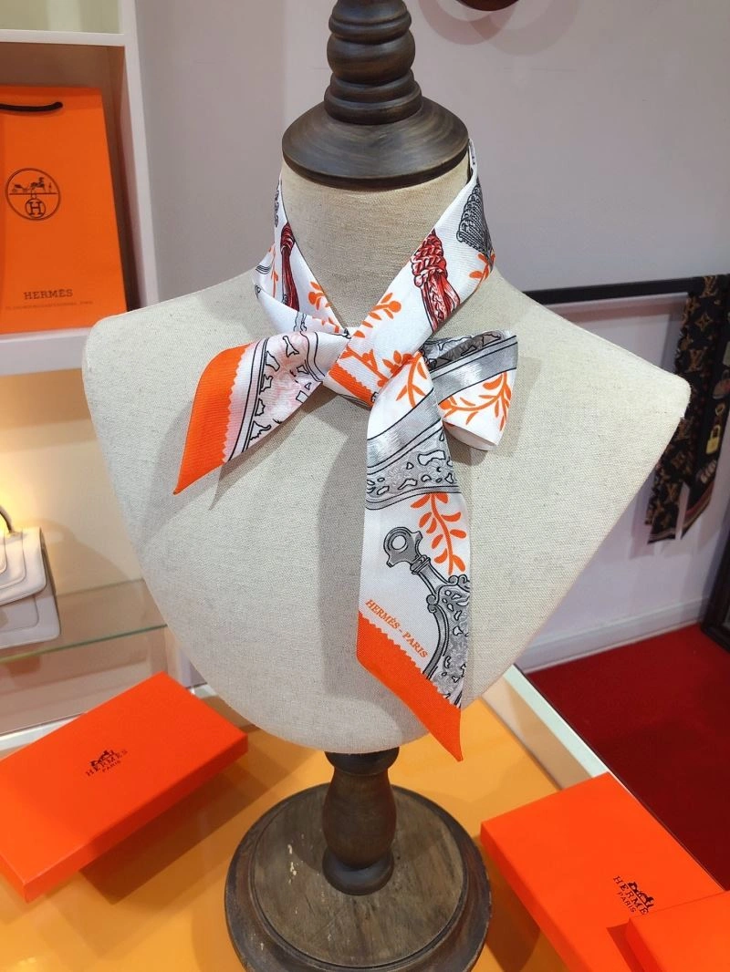 Brand-authenticated Hermes Silk