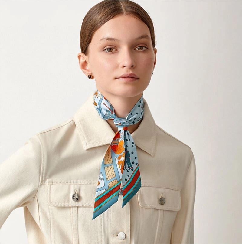 Authentic Hermes Silk