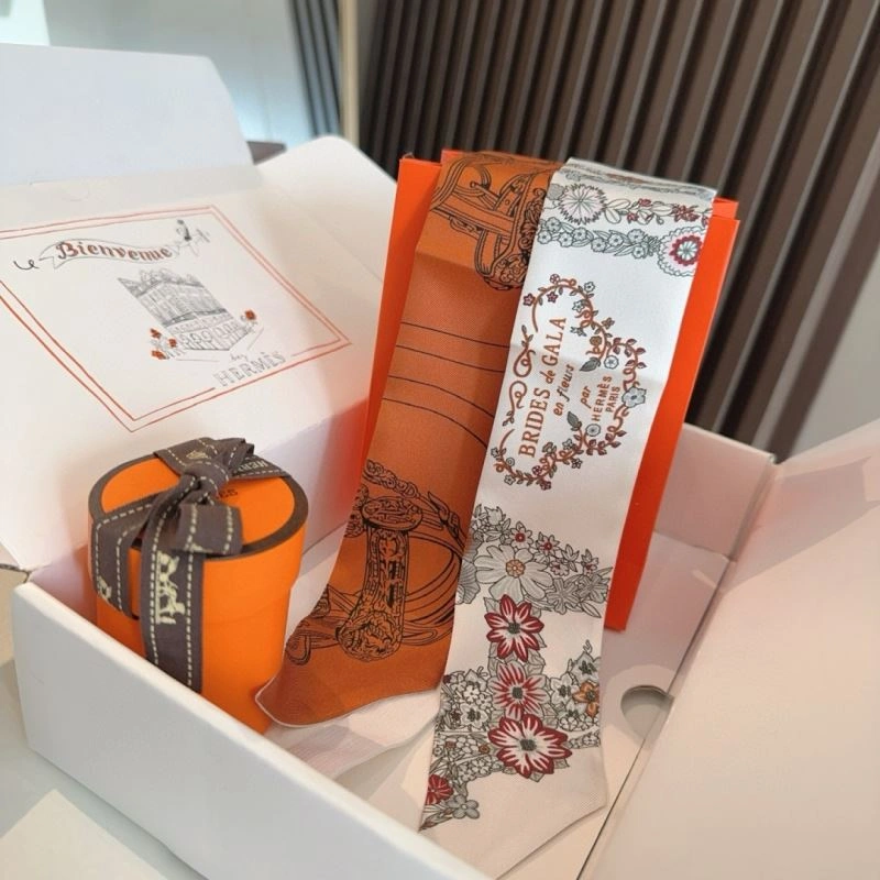 Brand-authenticated Hermes Silk
