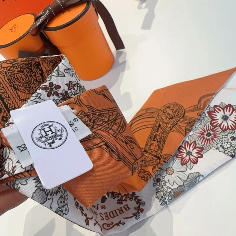 Brand-authenticated Hermes Silk