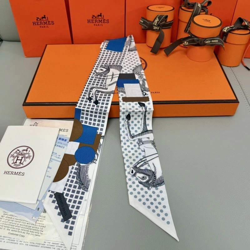 Brand-authenticated Hermes Silk