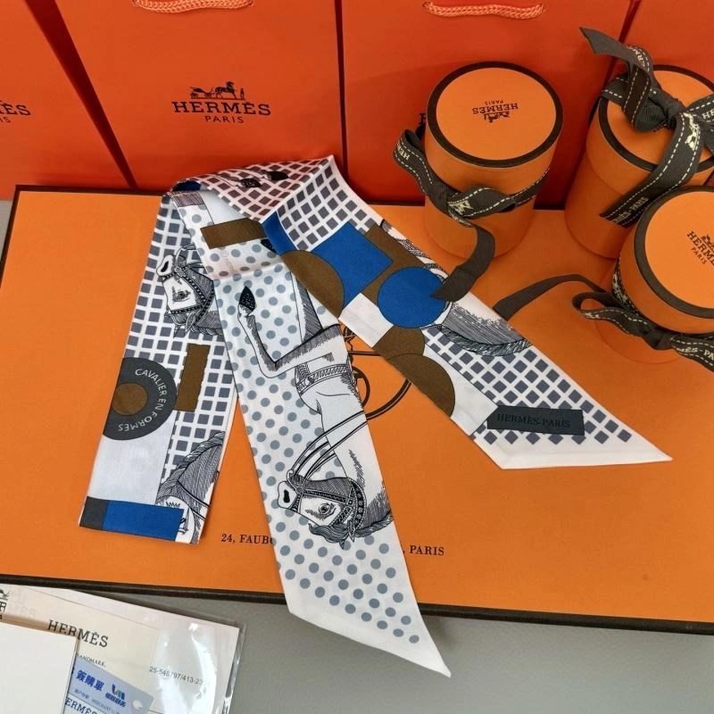 Brand-authenticated Hermes Silk