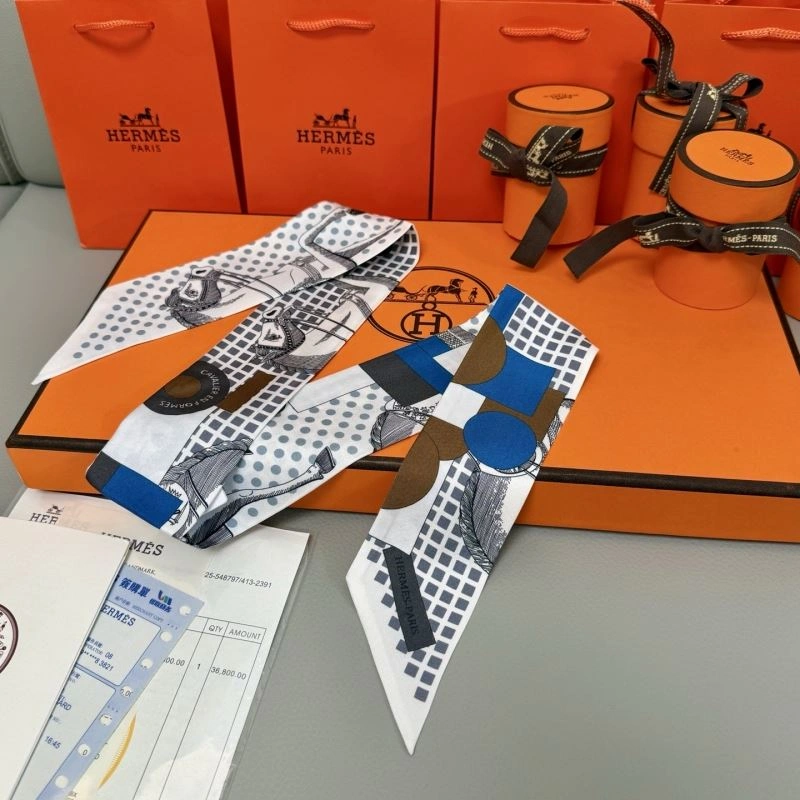 Brand-authenticated Hermes Silk
