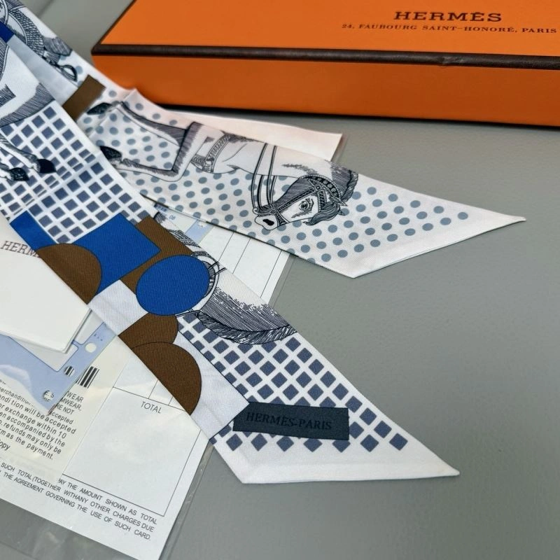 Brand-authenticated Hermes Silk