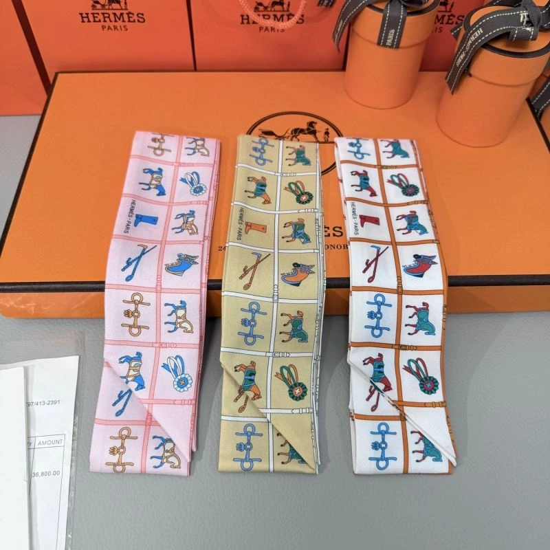 Brand-authenticated Hermes Silk