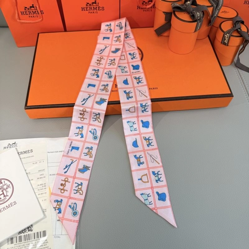 Brand-authenticated Hermes Silk