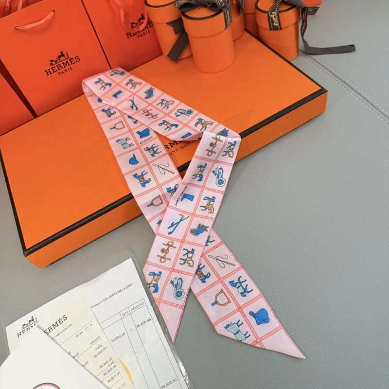 Brand-authenticated Hermes Silk