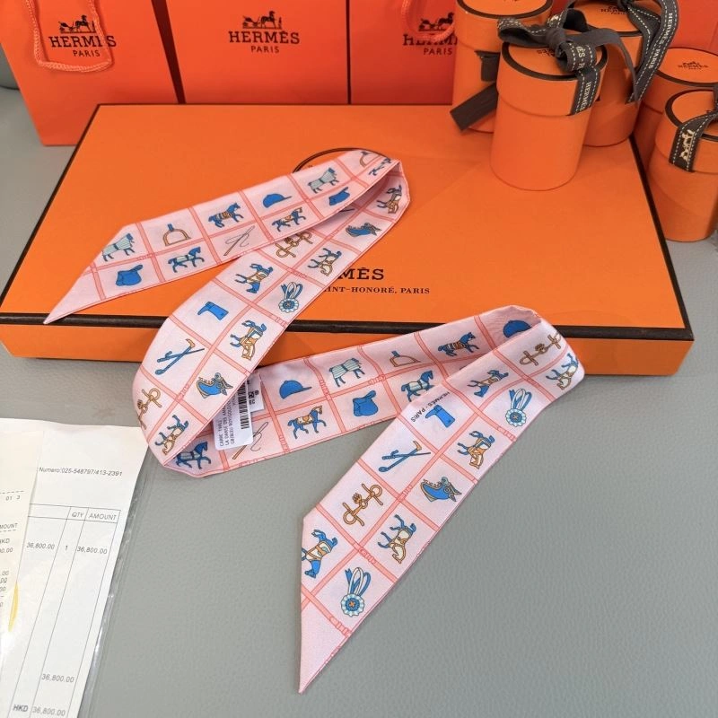 Brand-authenticated Hermes Silk