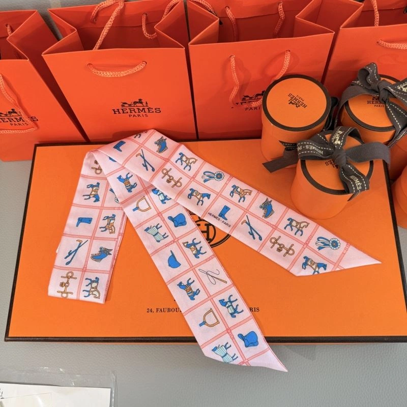 Brand-authenticated Hermes Silk