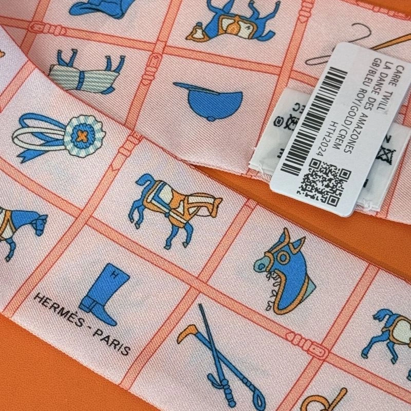 Brand-authenticated Hermes Silk