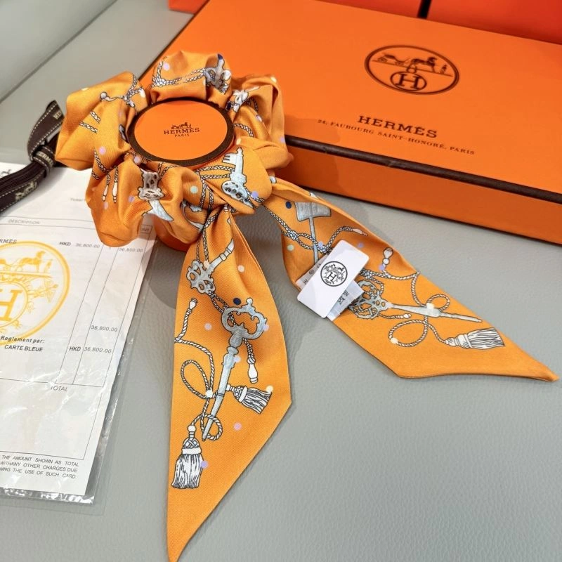 Brand-authenticated Hermes Silk