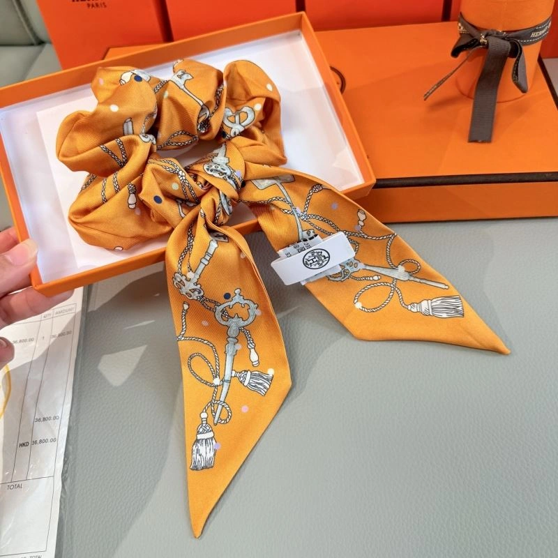 Brand-authenticated Hermes Silk
