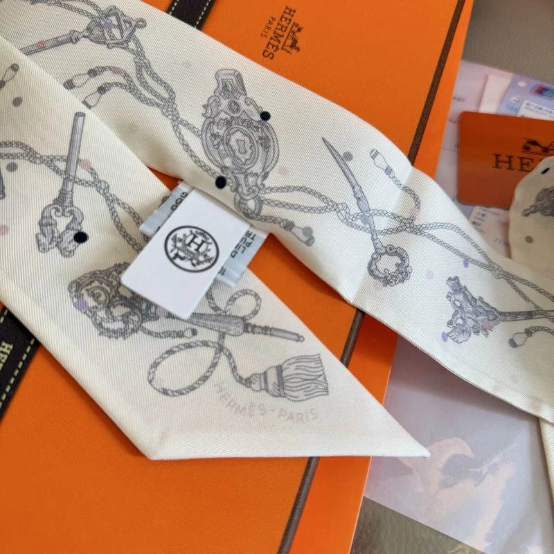 Brand-authenticated Hermes Silk