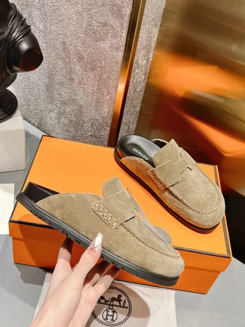 Indistinguishable Hermes Slippers
