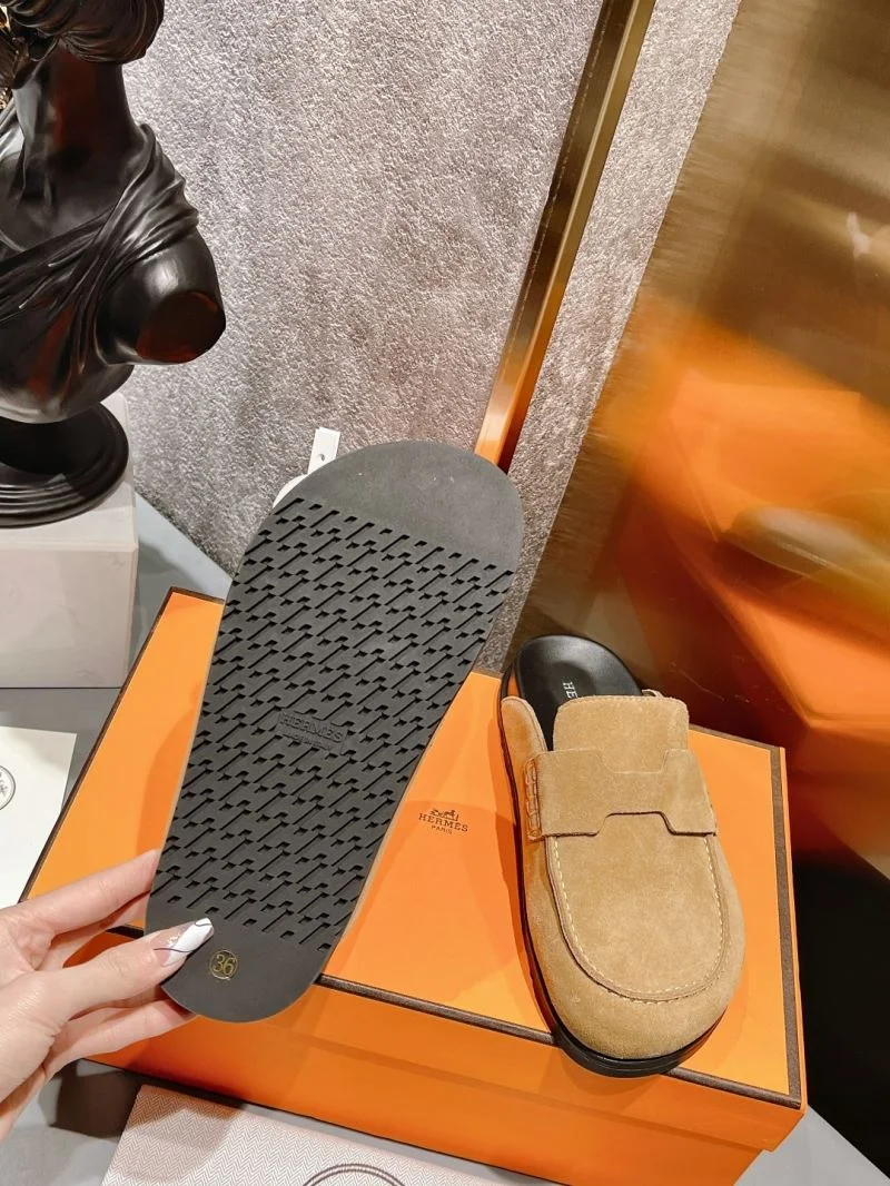 Real Hermes Slippers