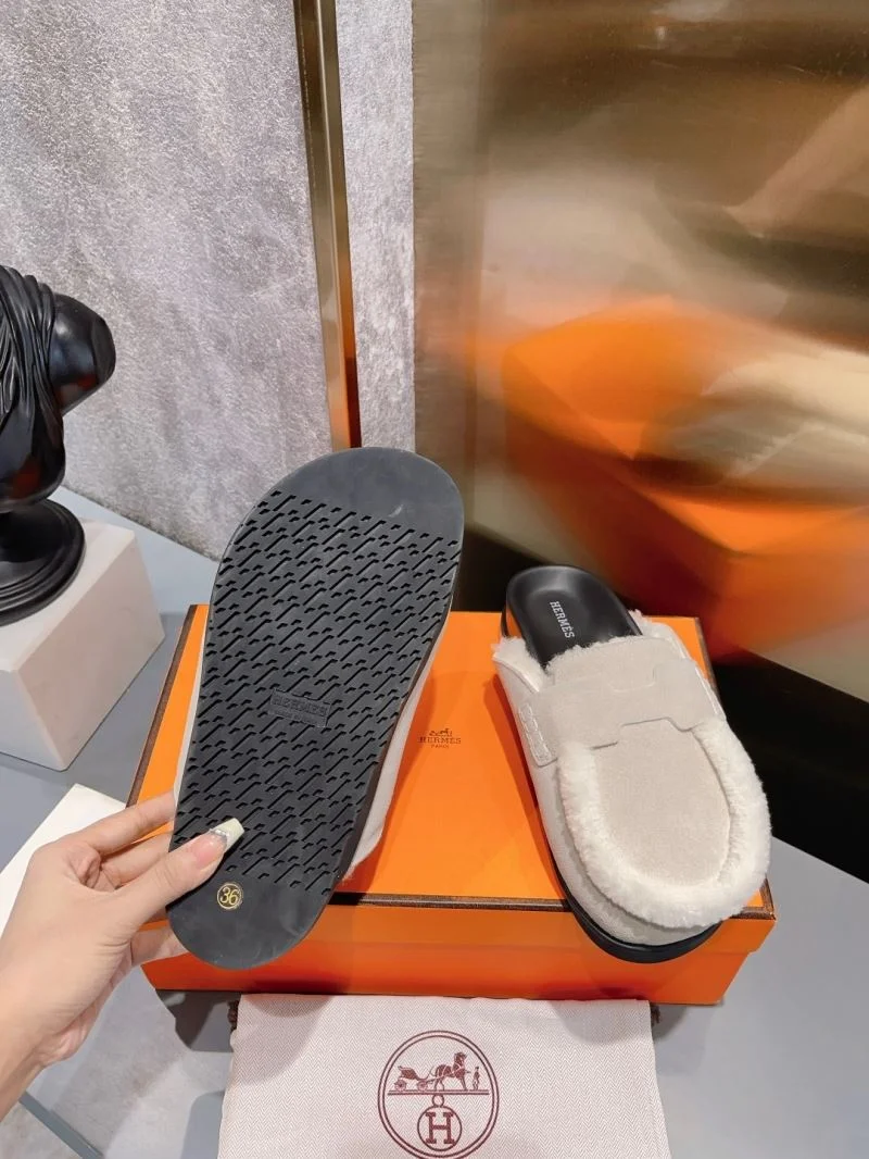 Value-priced Hermes Slippers