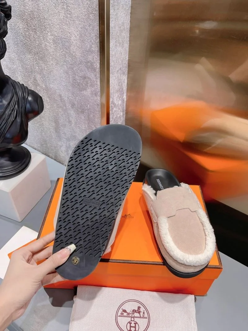 Real Hermes Slippers