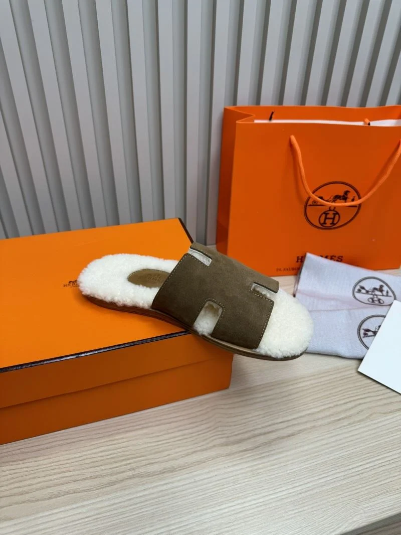Indistinguishable Hermes Slippers