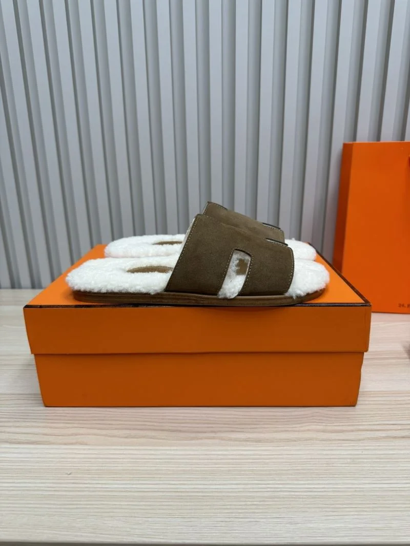 Indistinguishable Hermes Slippers