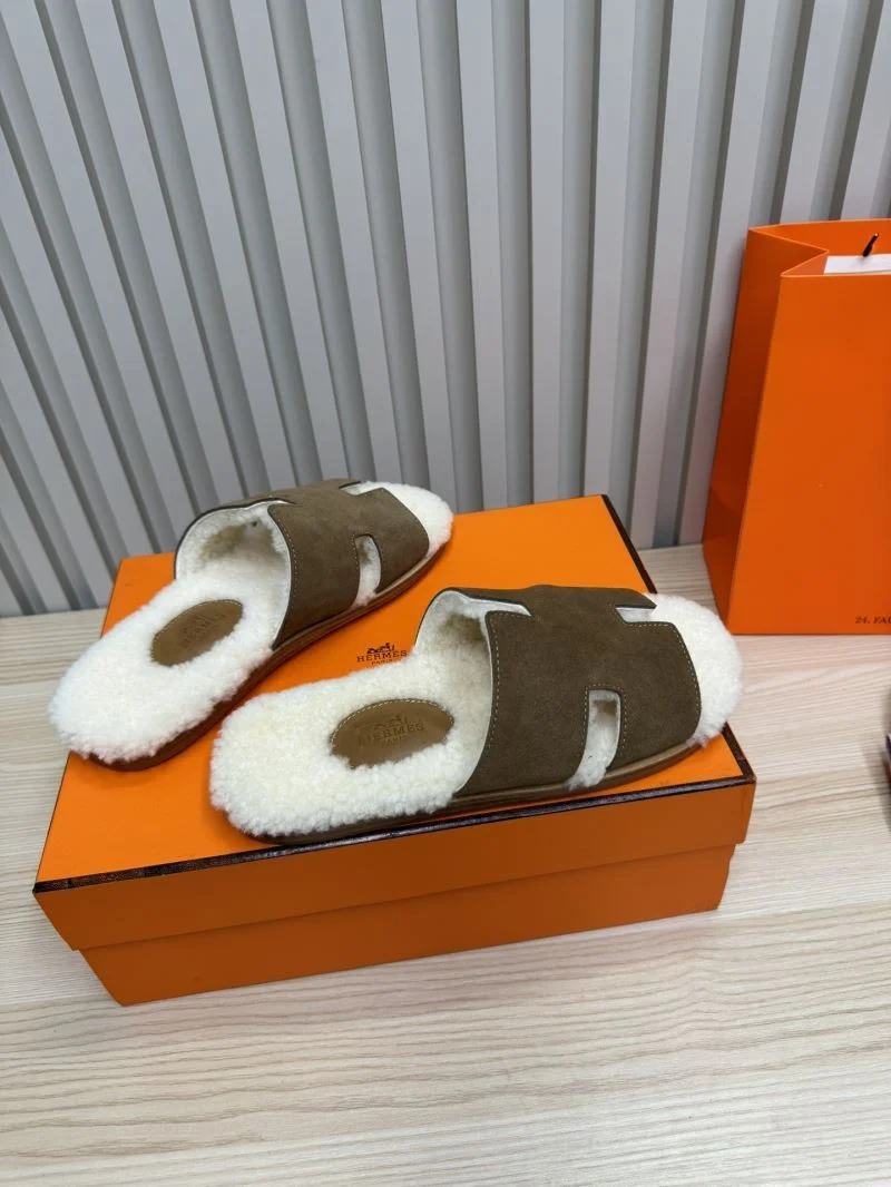 Indistinguishable Hermes Slippers