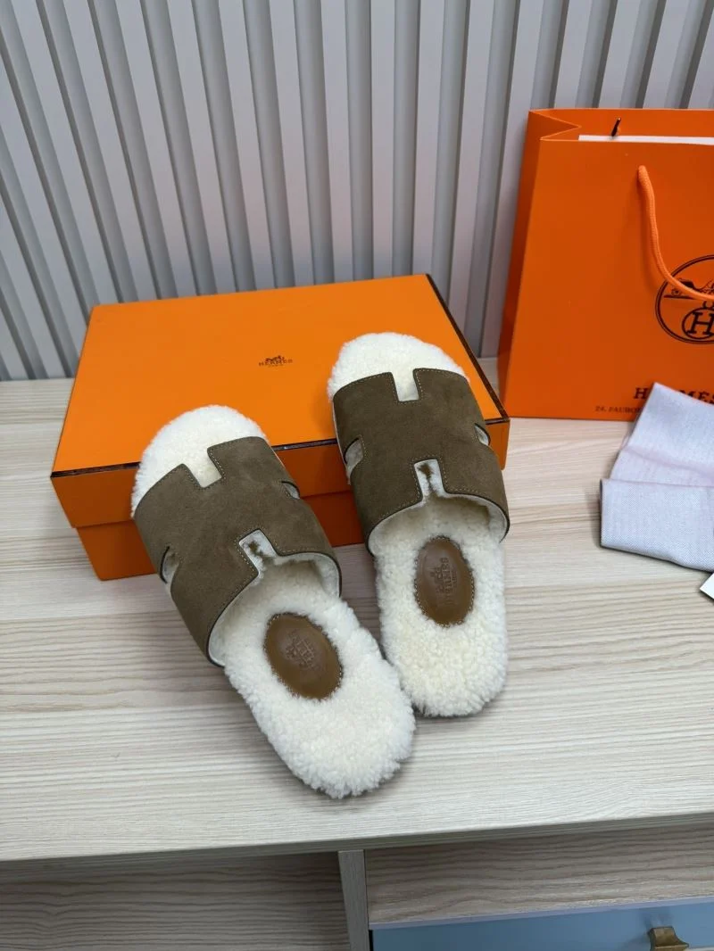Indistinguishable Hermes Slippers