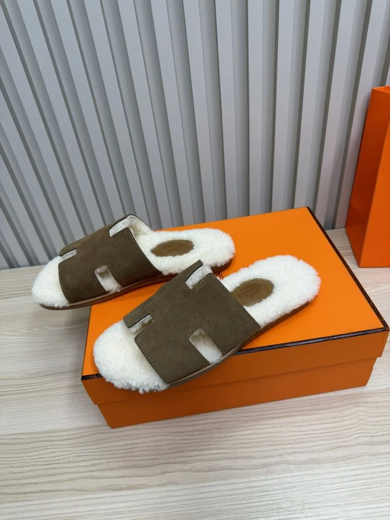 Indistinguishable Hermes Slippers
